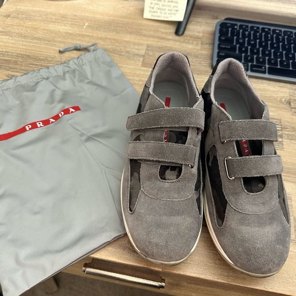Prada | Shoes | Kids Suede Prada Velcro Shoe | Poshmark